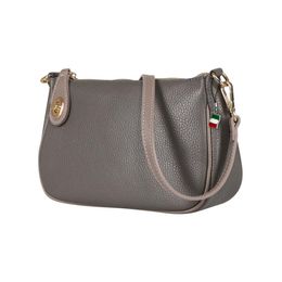 Florence Schultertasche Leder grau ca. 27cm | Gr.: onesize