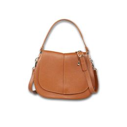 Leder Umhängetasche Florence Tasche braun ca. 27cm | Gr.: onesize