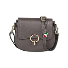 Florence Umhängetasche Leder grau ca. 23cm | Gr.: onesize