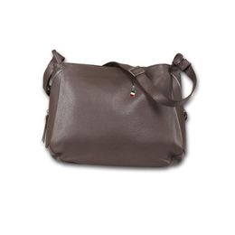 Leder Umhängetasche Florence Tasche dunkelbraun ca. 35cm | Gr.: onesize