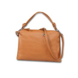 Leder Schultertasche Florence Tasche tan, hellbraun ca. 37cm | Gr.: onesize