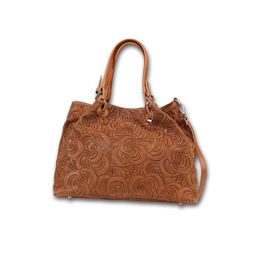 Wildleder Schultertasche Florence Tasche braun ca. 36cm | Gr.: onesize