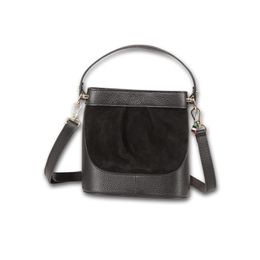 Leder Umhängetasche Florence Tasche schwarz ca. 18cm | Gr.: onesize