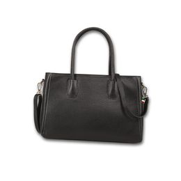 Leder Handtasche Florence Tasche schwarz ca. 35cm | Gr.: onesize