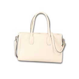 Leder Handtasche Florence Tasche beige ca. 35cm | Gr.: onesize