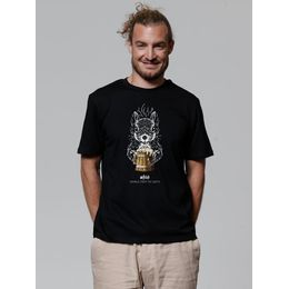 wat? Apparel T-Shirt [#afts] Eichh&ouml;rnchen in Schwarz | Gr.: 46