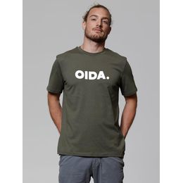wat? Apparel T-Shirt Oida in Khaki | Gr.: 56