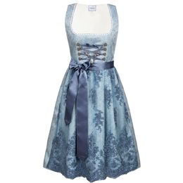 Edelnice Midi Dirndl 2-teilig Cloé in hellblau | Gr.: 52