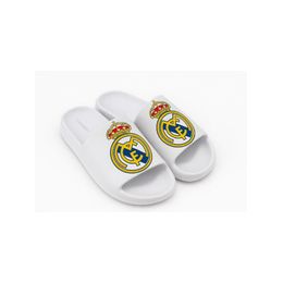 Real Madrid Fußball Badeschlappen Kinder Latschen Jungen Mädchen 34/35 | Gr.: onesize