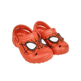 MARVEL Spider-Man Clogs Kinder Gartenschuhe mit Licht Fanartikel Jungen 29 | Gr.: onesize