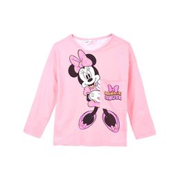 Langarmshirt Disney Minnie Mouse in Rosa | Gr.: 128