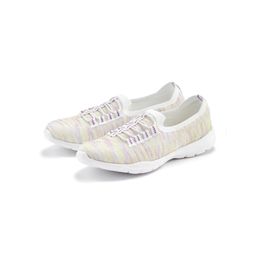 Lascana Sneaker in gelb/pink meliert | Gr.: 37
