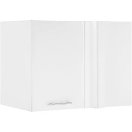 Mehrzweckschrank-Set LAUNDREEZY "Laundreezy, Eck-Aufsatzschrank BxHxT 100x76x68 cm", weiß matt, B:100cm H:76cm T:68cm, Holzwerkstoff, Kastenmöbel-Sets, Breite 100cm, Tür L/R montierbar, Softclose