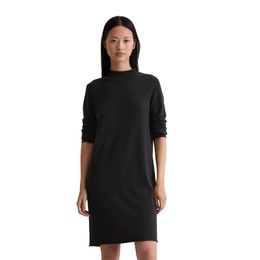 Marc O'Polo MARC O'POLO Damen Strickkleid "aus edlem Schurwolle-Viskose-Mix"schwarz, Gr. 40, unifarben, Obermaterial: 37% Polyamid, 34% Schurwolle, 25% Viskose,