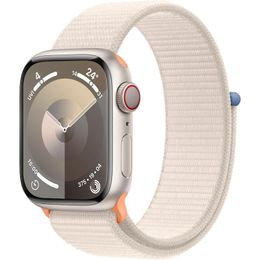 Apple Smartwatch »Watch Series 9 Aluminium« (4, 1 cm / 1, 61 ′′) Watch OS 10 Polarstern