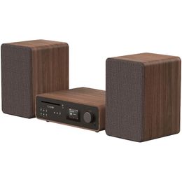 pure Lautsprechersystem »Classic Stereo« Stereo (Bluetooth App-Steuerung CD Laufwerk DAB/UKW-Radio Equalizer FM Radio Sleep Timer...