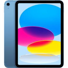 Apple Tablet »10, 9" iPad Wi-Fi + Cellular 64GB 10th. Generation« (27, 69 cm / 10, 9 ′′) iPadOS 64 GB Retina 5G ) blau Lade-Adapter bitte separat...
