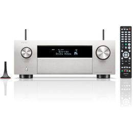 Denon Lautsprecher »AVC-X4800H« (Bluetooth LAN (Ethernet) ) Silber HEOS Built-in Technologie - Streamen Sie Songs von unterschiedlichen...