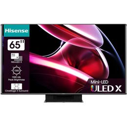 HISENSE Mini-LED-Fernseher »65UXKQ« 164 cm/65 ′′ Smart-TV anthrazit Game Mode Pro 144 Hz & Freesync Premium