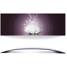 Artland Wandbild »Magie der Lotus-Blume« 1 Stk. tlg. 3D Optik gebogen Farbe Bild(er): lila