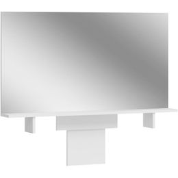 Welltime Badspiegel &raquo;Pisa, Breite 110 cm, passend zu Schreibtisch Pisa 24251256&laquo; 1 Ablageboden, Schminkspiegel, Spiegel, Aufsatzspiegel,...