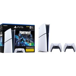 Playstation 5 Spielekonsole »PS5 Digital Edition - Fortnite Cobalt Star Bundle + zweiten DualSense« 1 TB weiß/schwarz Mit dem integrierten, 1 TB...