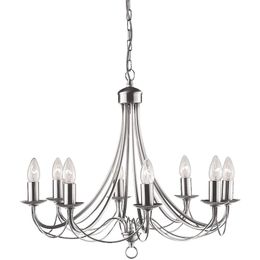 Searchlight Kronleuchter &raquo;Maypole 8Lt Pendant&laquo; E14 1 Stk. silber