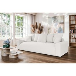 Home Affaire Big-Sofa »LAKESIDE klein 3-Sitzer Schlafsofa mit Bettkasten, Breite 238 cm« Liegefläche 149x195 cm, hoher Sitzkomfort, Maße B/T/H:...