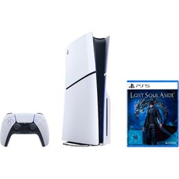 Playstation 5 Konsolen-Set »PS5 Disk Edition + PS5 Lost Soul Aside« 1.000 GB 1 TB weiß/schwarz Vertikaler Standfuß für PS5 Konsolen separat erhältlich