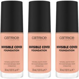 Catrice Foundation »Invisible Cover Foundation« mit langanhaltendem Finish natur 012C 0 16H Tragekomfort, feuchtigkeitsspendend durch Hyaluronsäure...