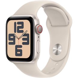 Apple Smartwatch »Watch SE Aluminium« (4 cm / 1, 57) Watch OS 10 Polarstern