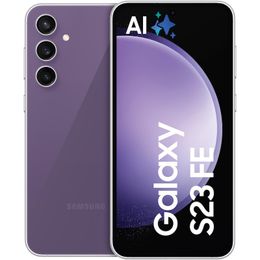 Samsung Smartphone »Galaxy S23 FE« Purple AI-Funktionen Purple 5G, NFC, WLAN, Bluetooth, Gorilla-Glas