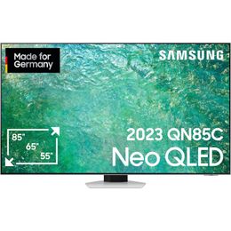 Samsung LED-Fernseher »GQ75QN85CAT« 189 cm/75 ′′ Smart-TV Neo Quantum HDR, Neural Quantum Prozessor 4K, Gaming Hub Strahlendes Silber Samsung Smart...
