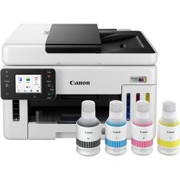Canon Multifunktionsdrucker »MAXIFY GX6150« 3in1 Tintenstrahl-Multifunktionsgerät mit ADF/ niedrigen Druckkosten weiss/schwarz 24/ 15,5 ISO-Seiten...