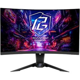 Asrock Curved-Gaming-Monitor »PG27QR« 69 cm/27 ′′ 2560 x 1440 px QHD 1 Reaktionszeit 180 Hz schwarz