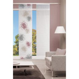 Vision S Schiebegardine &raquo;SPOTTI&laquo; Paneelwagen 1 Stk. tlg. Schiebevorhang, Digitaldruck, Bambus beere Obermaterial: 100% Polyester 245 cm