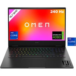 HP Gaming-Notebook »OMEN 16-wf1078ng« 40, 9 cm / 16, 1 ′′ Intel Core i9 GeForce RTX 4080 1.000 GB SSD schwarz