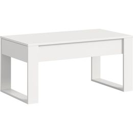 Inosign Couchtisch »LÖMA, Breite 110 cm, inkl. 2 Schubkästen, mit Kufengestell« Beistelltisch, Tisch, Coffeetable, Wohnzimmertisch Weiß Maße B/H/T...
