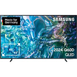 Samsung QLED-Fernseher »GQ50Q60DAU« 125 cm/50 ′′ Smart-TV Crystal UHD, Q-Symphony, HDR10+, Dolby Surround Sound, Gaming Hub titangrau Dolby Audio