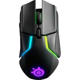 SteelSeries Gaming-Maus »Rival 650 Wireless« Funk kabelgebunden schwarz Dank der Schnellladetechnologie bedeuten 15 Minuten Laden über 10 Stunden...