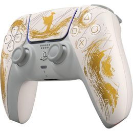 Playstation 5 -Controller »DualSense – Limited Edition Ghost of Yotei« weiss/gold Streame Spiele über die PS Remote Play-App von deiner PS5 - oder...