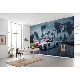 Komar Fototapete »Audi R8 L.A. - Größe 368 x 254 cm« bedruckt glatt Wohnzimmer, Schlafzimmer bunt B/L: 368 m m x 254 m m