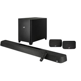 POLK Heimkinosystem »Magnifi Max AX SR« Bluetooth LAN (Ethernet) WLAN ) Wireless-Surround-Lautsprechern und Subwoofer schwarz HDMI-Umschaltung...