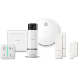 Bosch Smart-Home Starter-Set &raquo;Smart Home Alarmsystem M&laquo; Eyes II Innenkamera - Sirenenalarm & Echtzeit-Benachrichtigung bei Einbruch &ndash; dank 