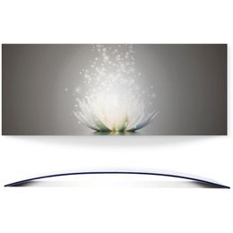 Artland Wandbild »Magie der Lotus-Blume« 1 Stk. tlg. 3D Optik gebogen Farbe Bild(er): grau