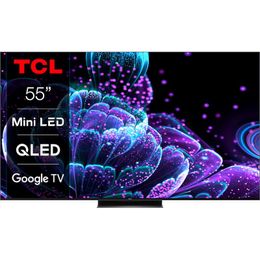 TCL QLED Mini LED-Fernseher »55C831X2« 139 cm/55 ′′ Smart-TV 1500nits, HDR Extreme, Dolby Atmos, HDMI 2.1, ONKYO-Sound anthrazit 2.1 ONKYO-Sound,...
