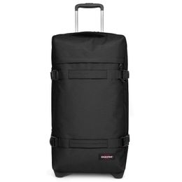 Eastpak Kinder Weichgep&auml;ck-Trolley &raquo;TRANSIT'R M&laquo; 78 l 2 Rollen Reisegep&auml;ck Aufgabegep&auml;ck Reisekoffer mit TSA Schloss Reisetasche schwarz