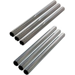 Schellenberg Achtkantwelle &raquo;zum Aufwickeln eines Rollladens, Durchmesser 40 mm oder 60 mm&laquo; Set, 3 Stk. tlg. Rollladenwelle f&uuml;r Mini-, und...