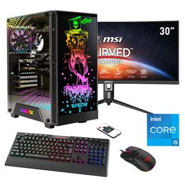 Hyrican Gaming-PC-Komplettsystem »Rockstar SET02442« 30 ′′ Intel Core i5 GeForce RTX 4060 32 GB RAM 2.000 GB SSD DDR5, Windows 11, inklusive 30"...