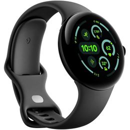 Google Smartwatch »Pixel Watch 3 45mm WIFI« (4, 5 cm / 1, 77 ′′) Watch OS 5 Obsidian